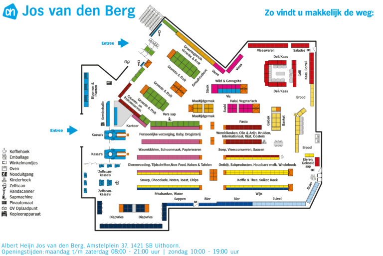 Plattegrond - AH Jos van den Berg